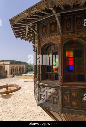 Stained glass windows in Druze leader Walid Jumblatt Palace, Mount ...