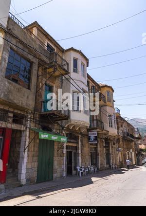 Old traditional lebanese houses, North Governorate, Hasroun, Lebanon ...