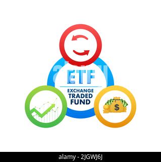 Diversify investment portfolio concept icon Stock Vector Image & Art ...