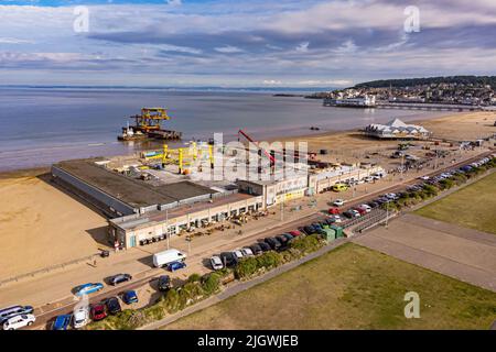 See Monster, a decommissioned North Sea offshore platform that is set ...