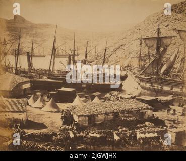 . English: Balaklava in Crimean War . between 1855 and 1856. Unknown 68 ...