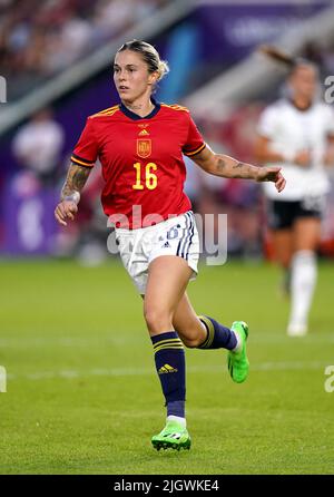 Spain's Maria Pilar Leon during the UEFA Women's Euro 2022 Group B ...