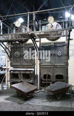 Babcock & Wilcox boiler at Twyford Waterworks, an Edwardian water ...