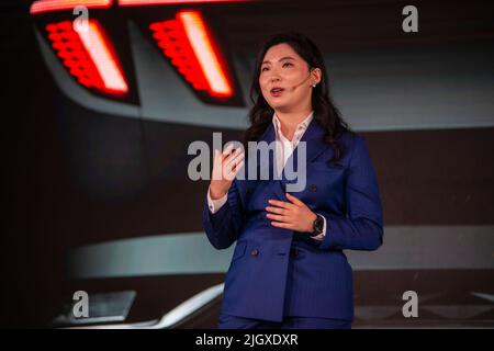New Delhi, India. 13th July, 2022. Unsoo Kim MD and CEO of Hyundai ...