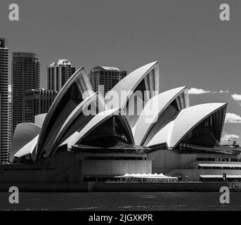 Various angles of the Sydney Opera House showing the unique tiling and ...