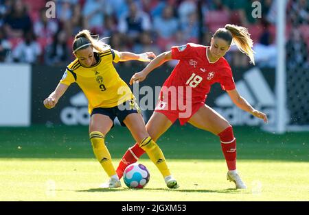 Switzerland's Viola Calligaris during the UEFA Women's Euro 2025 Group ...