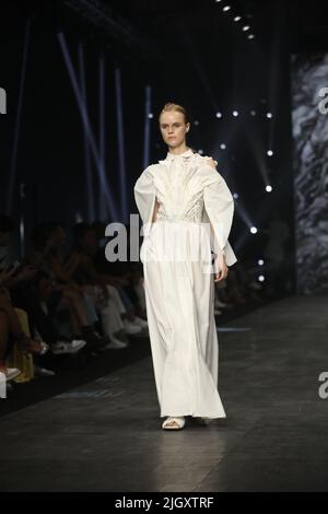 Roma, Lazio, Italy. 12th July, 2022. Saman Loira presenting her new ...