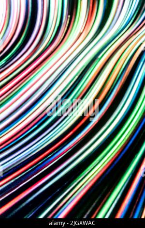 Abstract colored lines background and blurred Stock Photo - Alamy