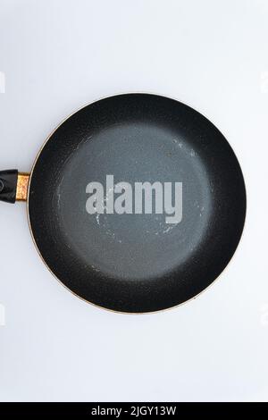 Old frying pan with a lot of grease Stock Photo - Alamy