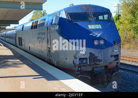 Amtrak General Electric GE P42DC Genesis Locomotive at William F. Walsh ...