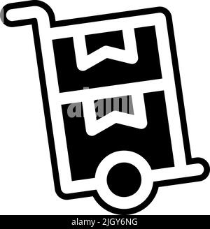 Free delivery glyph icon, e commerce and marketing, truck service sign ...