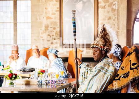 Brunswick, Germany. 13th July, 2022. Asabaton Fontem Njifua (M), King ...