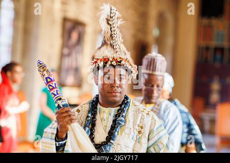 Brunswick, Germany. 13th July, 2022. Asabaton Fontem Njifua (M), King ...