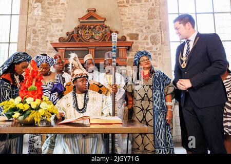 Brunswick, Germany. 13th July, 2022. Asabaton Fontem Njifua (M), King ...