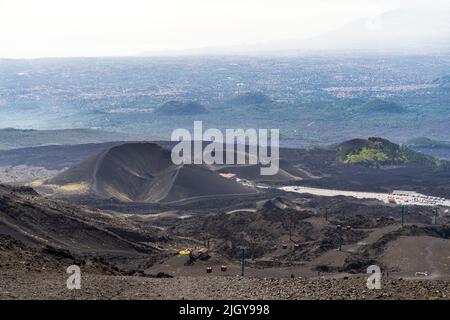 Views of Mount Etna while hiking Stock Photo - Alamy