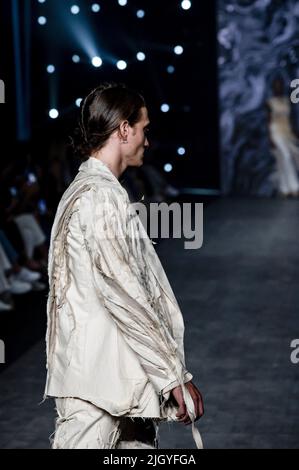 Roma, Lazio, Italy. 12th July, 2022. Saman Loira presenting her new ...