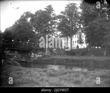 Salsta Castle, Lena parish, Uppland 1912. Salsta Castle, Lena Parish ...