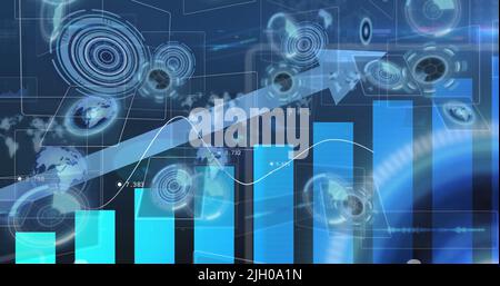 Image of data processing and moving screens Stock Photo - Alamy