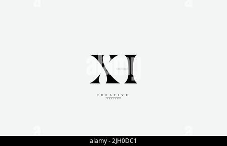 Alphabet Initials logo HX, XH, X and H Stock Vector Image & Art - Alamy