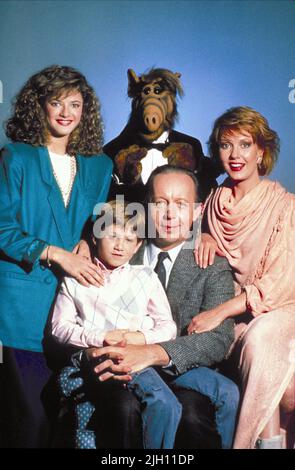 ALF, Andrea Elson, Benji Gregory, Anne Schedeen, Alf, Max Wright, 1986 ...