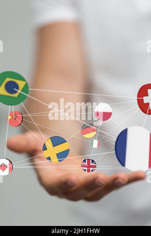 Official country flags Stock Photo - Alamy