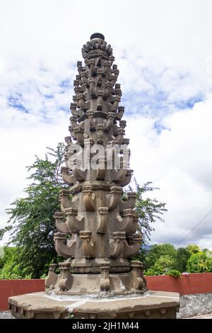 Hindu religious structure Deepmala Stock Photo - Alamy