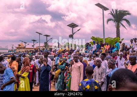 A beautiful shot of people celebrating The Durbar festival Stock Photo ...