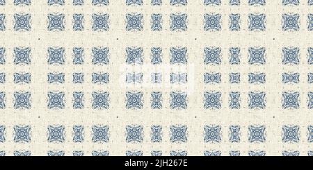 French blue quilted printed fabric border pattern for shabby chic home ...