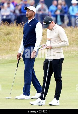 Matt Fitzpatrick on the 1st green during day one of the 2025 Alfred ...
