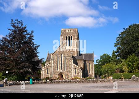 Whitwick, Leicestershire, UK 07 13 2022 Large monastery and rose garden ...