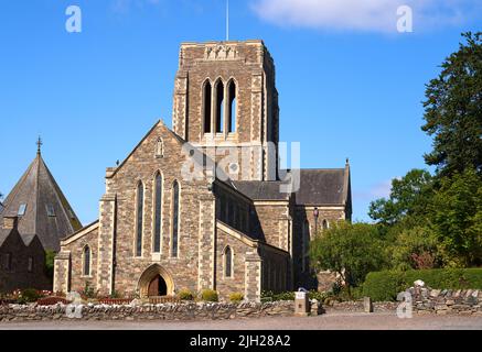 Whitwick, Leicestershire, UK 07 13 2022 Large monastery and rose garden ...