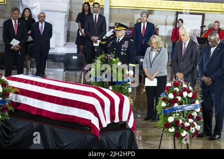 Defense Secretary Lloyd Austin and his wife Charlene Austin arrive for ...