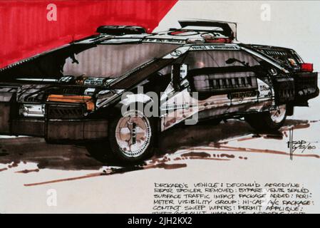 PRODUCTION DESIGN ARTWORK, BLADE RUNNER, 1982 Stock Photo - Alamy