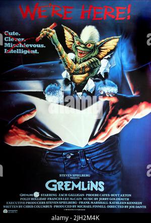 Gremlins 1984 Gremlins Movie Poster Stock Photo - Alamy