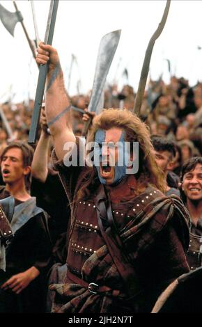 MEL GIBSON, BRAVEHEART, 1995 Stock Photo - Alamy