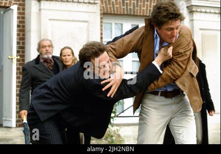 Colin Firth and Hugh Grant fighting in a scene of the sequel to the ...