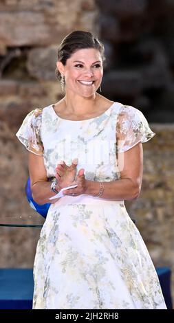 Crown Princess Victoria at the celebration of Crown Princess Victoria's ...