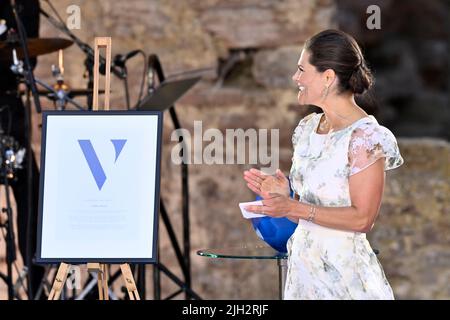 Crown Princess Victoria at the celebration of Crown Princess Victoria's ...