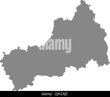 Cherkasy map, city in Ukraine. Municipal administrative area map with ...