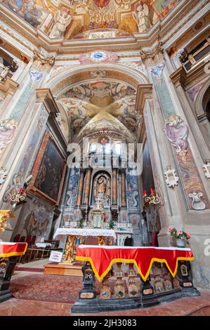 Italy, Lombardy, Valtellina, Bormio, Sant Ignazio Church, Dome by ...