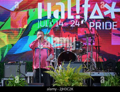 Halifax, Nova Scotia, Canada - July 29, 2017: Members of the Pirates of ...