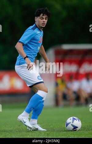 Giuseppe Ambrosino of S.S.C. Napoli is in action during the round of 16 ...