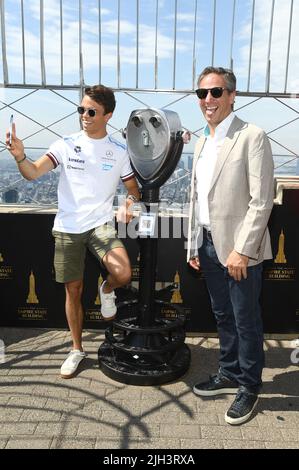 Mercedes-EQ Formula E Team's Nyck de Vries leads during the Heineken ...