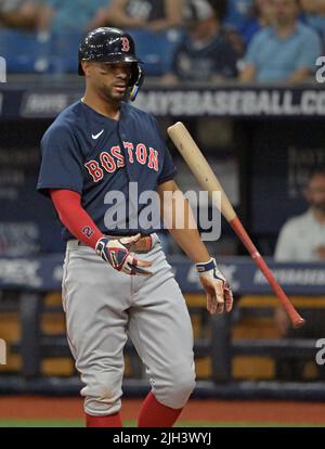 Tampa Bay Rays' Drew Rasmussen arrives on the red carpet for the MLB ...