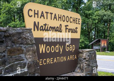 Woody Gap Recreation Area in the Chattahoochee National Forest where ...