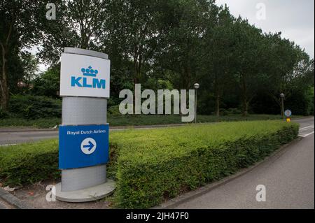 Billboard Headquarters KLM At Amstelveen The Netherlands 11-7-2022 ...