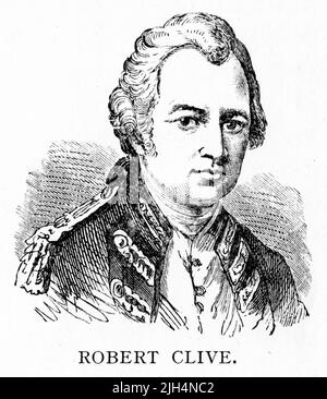 Major-General Robert Clive, 1st Baron Clive or Clive of India, 1725 ...