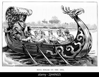 Edgar the Peaceful, King of England from 959 – 975 Stock Photo - Alamy