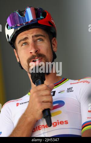 Slovak Peter Sagan of Total Direct Energie pictured at the start of the ...