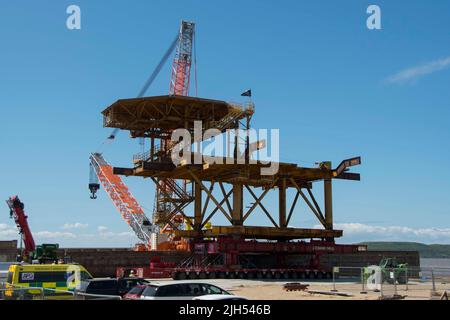 Sea monster in Weston-Super-Mare. SEE MONSTER is a retired rig from the ...